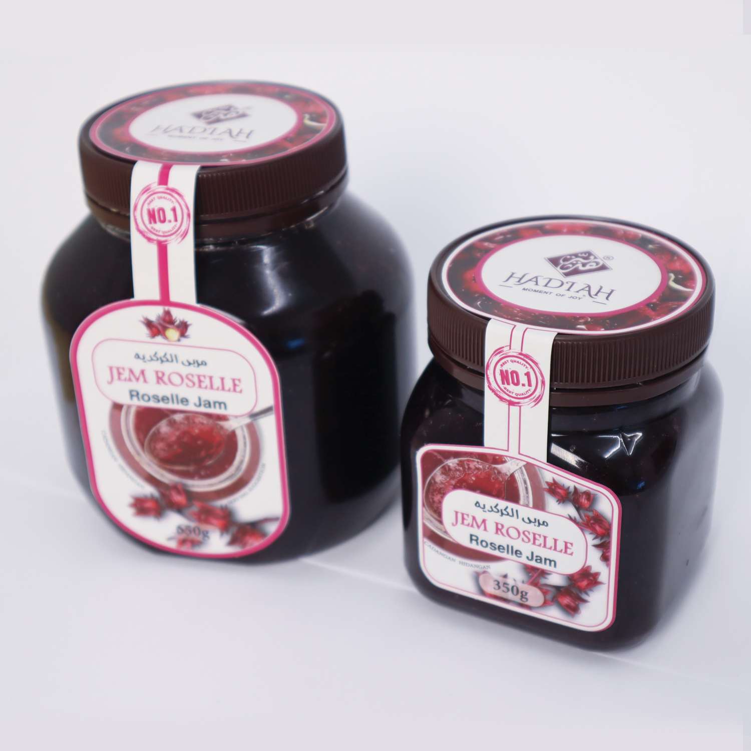 Roselle Jam Jar_Jam Roselle_350g - Hayat Trading and Consulting